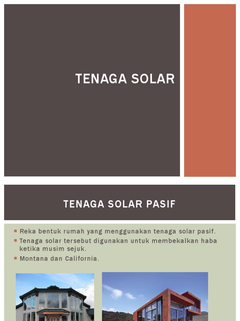 Tenaga Solar | PDF