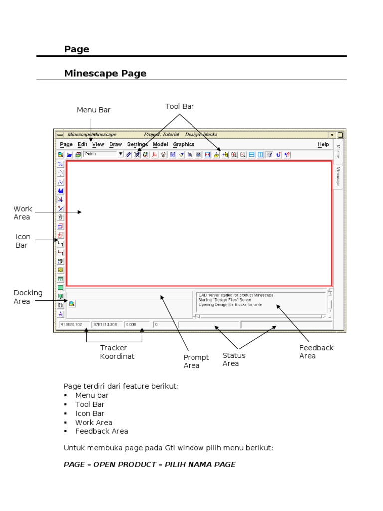 Pengenalan Menu Minescape | PDF