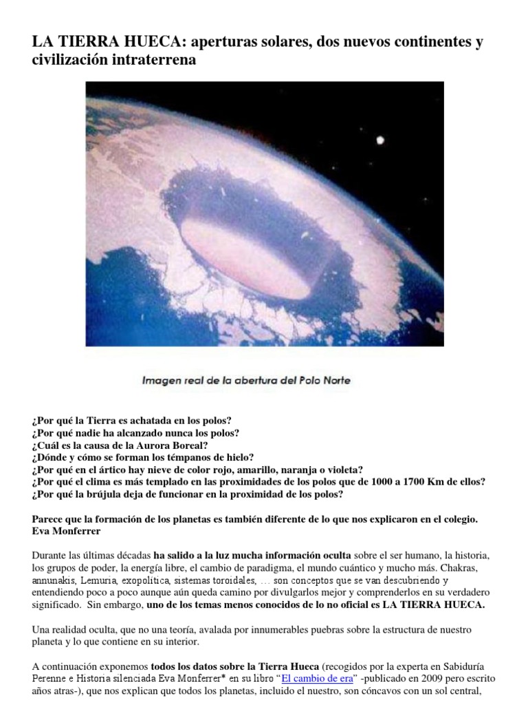 La Tierra Hueca | PDF | Tierra | Dom