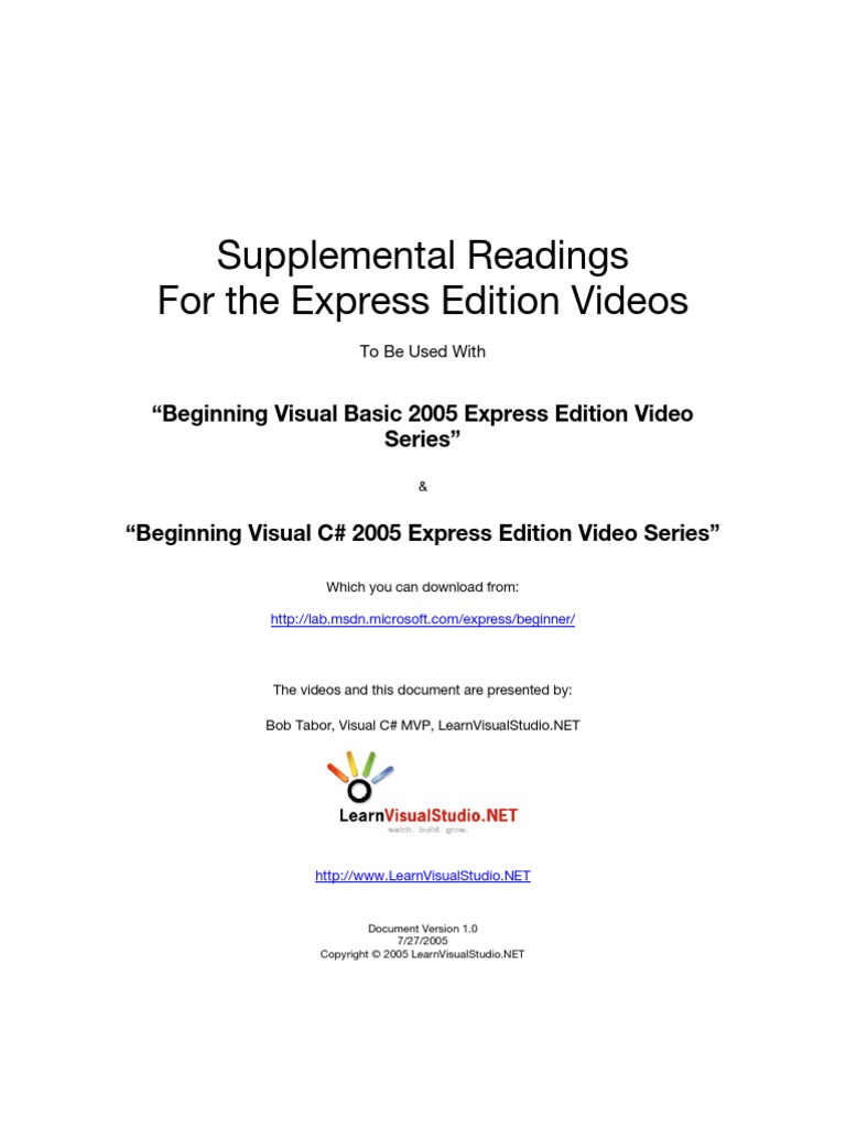 Begining Visual Basic | PDF