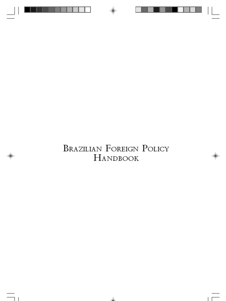Brazilian Foreign Policy Handbook | PDF | Foreign Language Studies