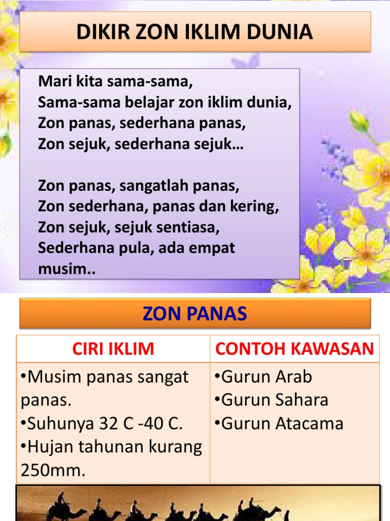 Zon Iklim Dunia Langkah 1 | PDF