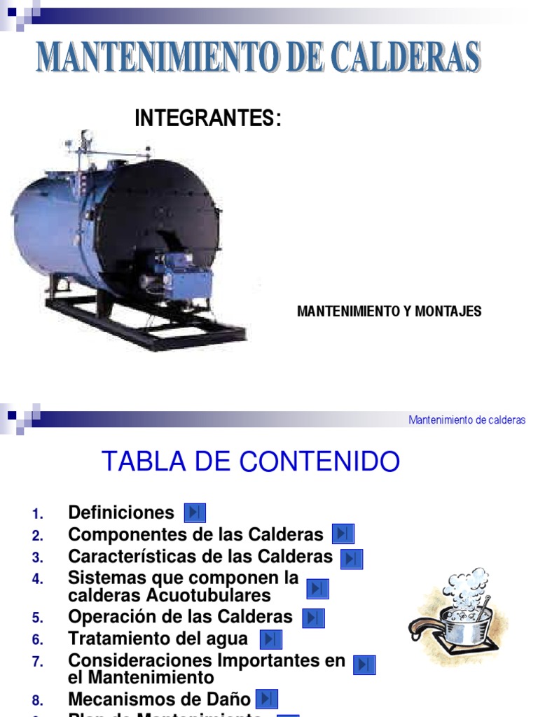 Mantenimiento de Calderas Industriales | PDF | Caldera | Corrosión
