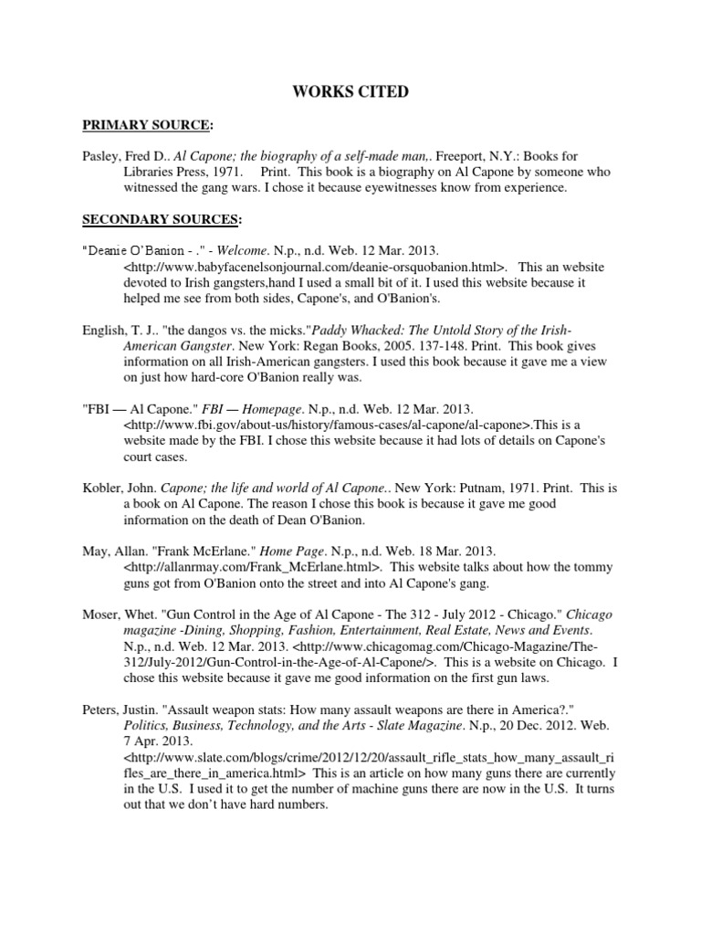 Al Capone: Sources and Insights | PDF | Al Capone | Violence