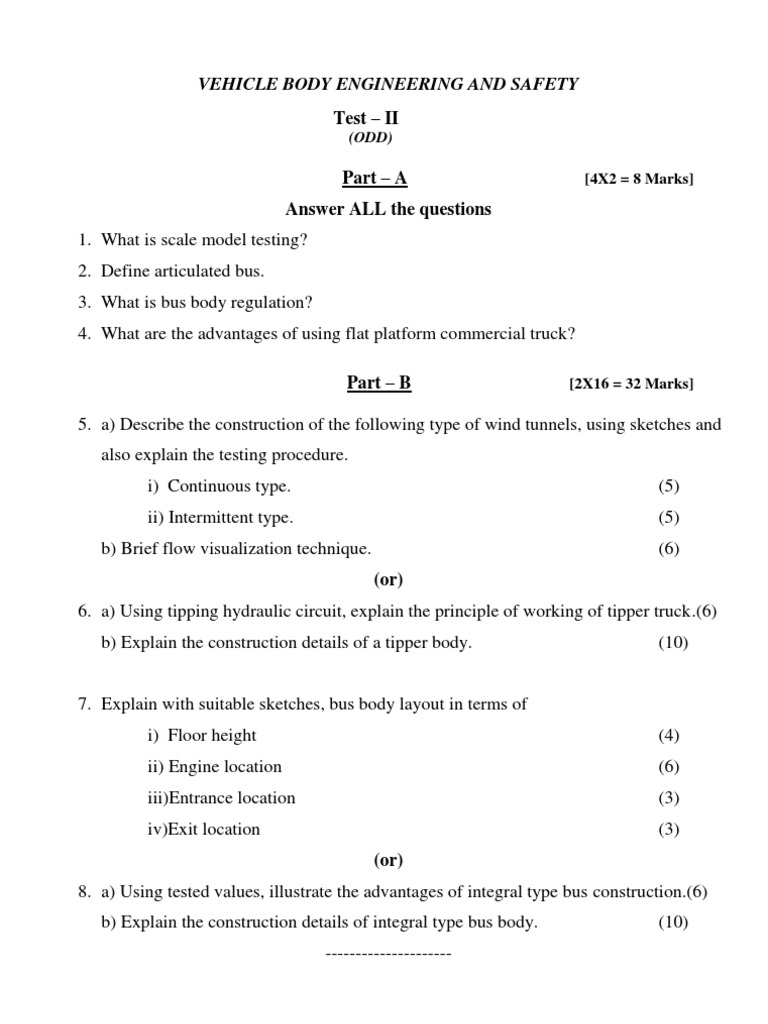 Vehicle Body Engineering | PDF