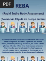 Método REBA | Factores humanos y ergonomía | Aluminio