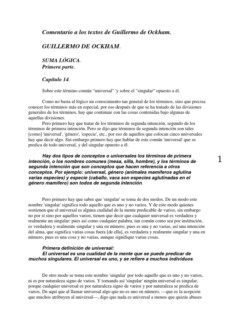 Suma Lógica | PDF | Existencia | Filosofía