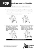 Pendulum Exercises For Shoulder: Learn More About Your Health Care ...
