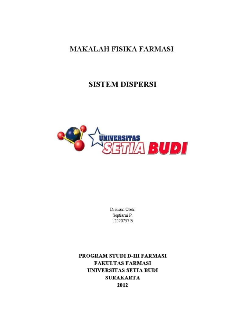 Sistem Dispersi | PDF