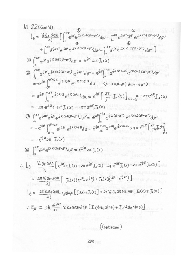 Solucionário Balanis - Chapter 14 A | PDF