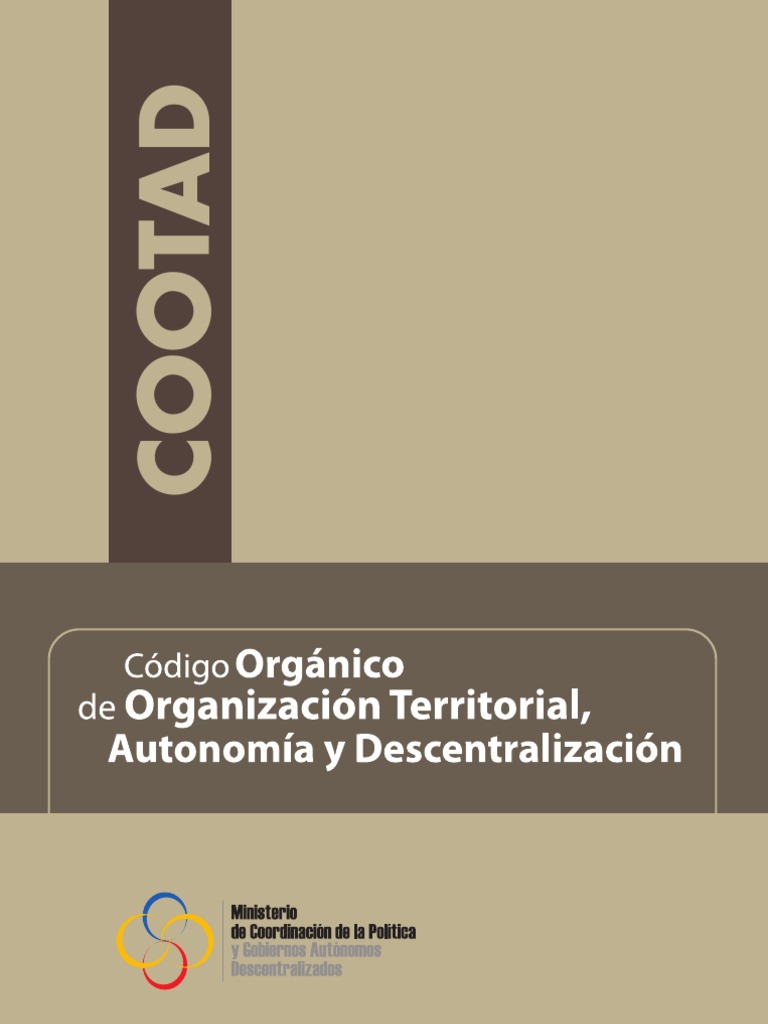 La Ley Del Cootad | Estado (política) | Ecuador | Prueba gratuita de 30 ...