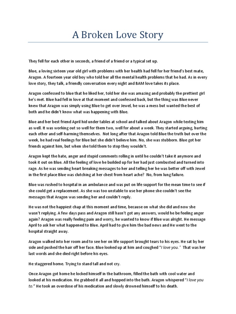 A Broken Love Story | PDF
