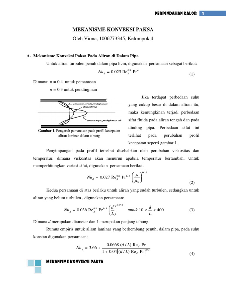 Konveksi Paksa | PDF | Teknologi & Rekayasa