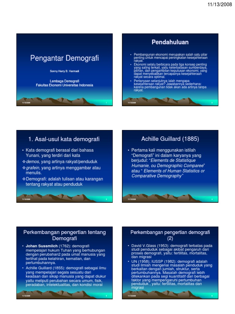 Demografi | PDF