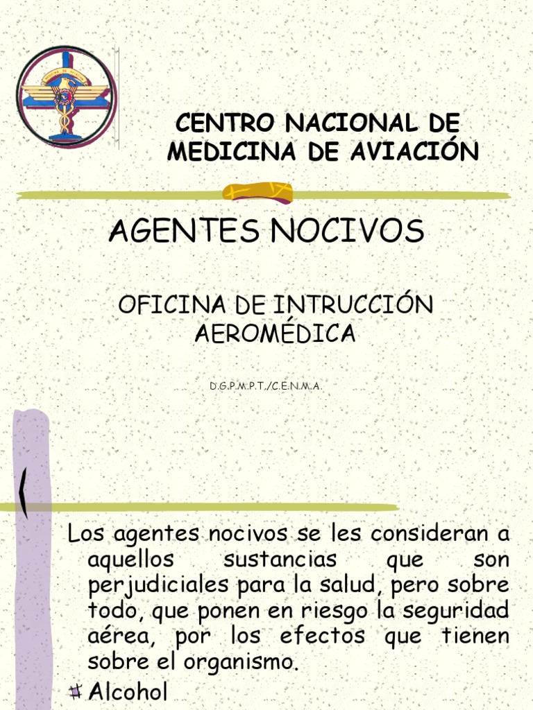 Agentes Nocivos | PDF | Medicamentos con receta | Tabaco