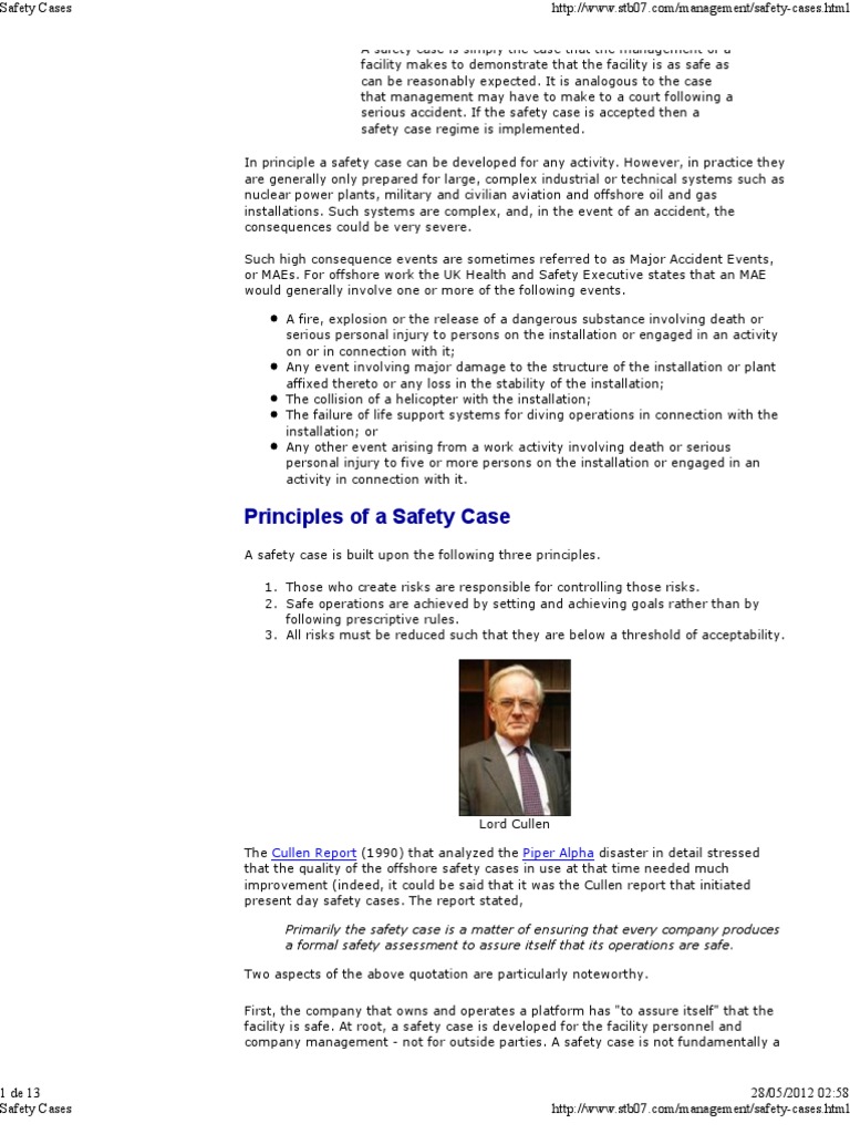 Safety Cases | PDF | Risk | Safety