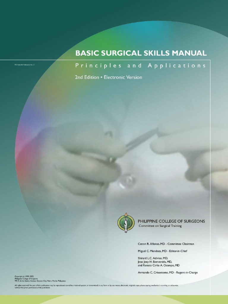 Basic Surgical Skills Manual 2nd Ed. | PDF | Surgical Suture | Simulation