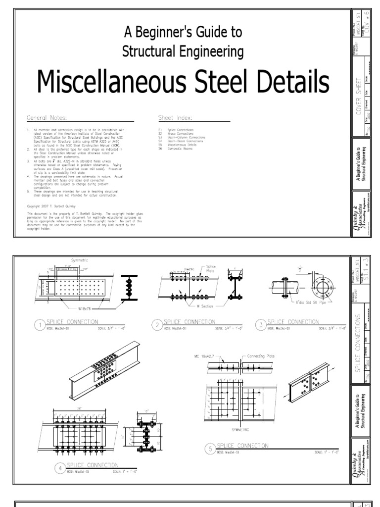 A Beginner's Guide to Structural Engineering - Miscellaneous Steel ...