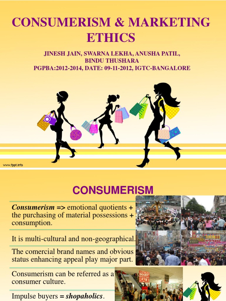 Consumerism and Marketing Ethics | PDF | Consumerism | Privacy