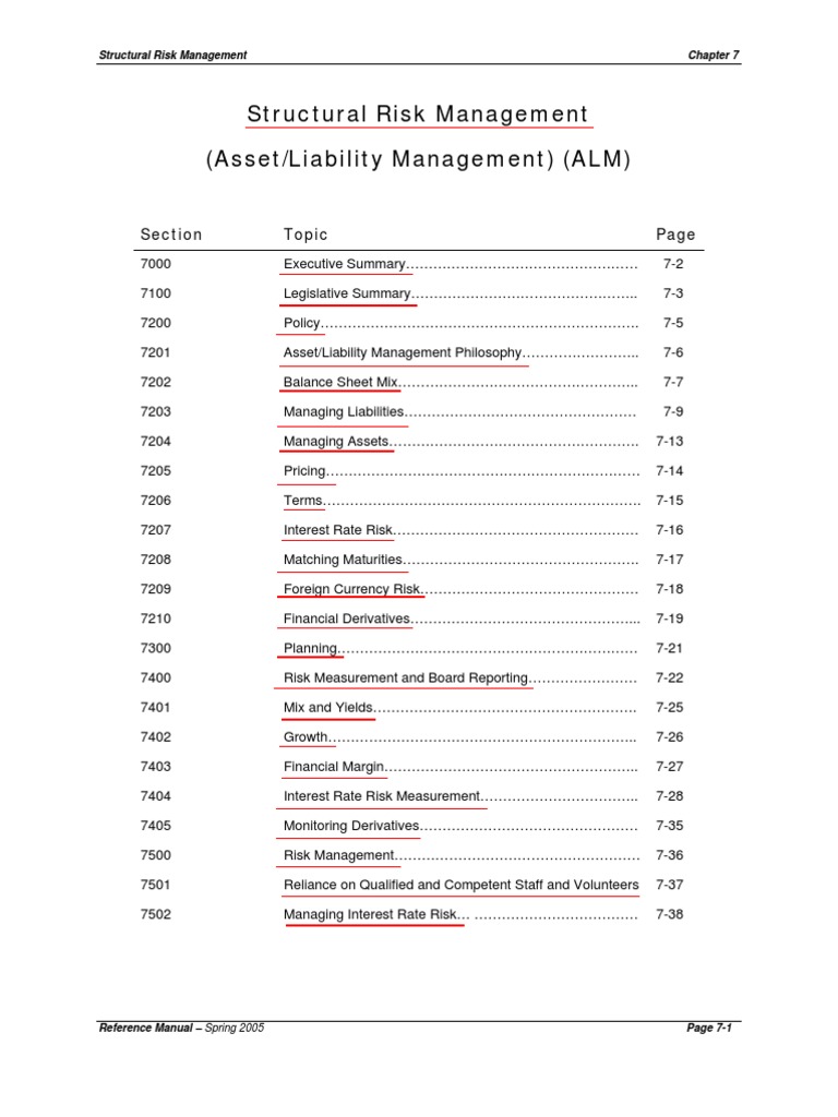 Structural Risk Management Guide | PDF | Derivative (Finance) | Credit ...