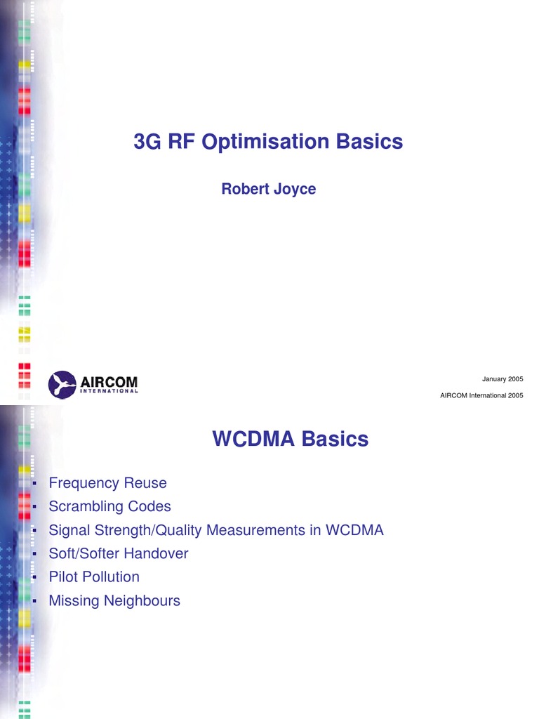 3G RF Optimization Fundamentals | PDF