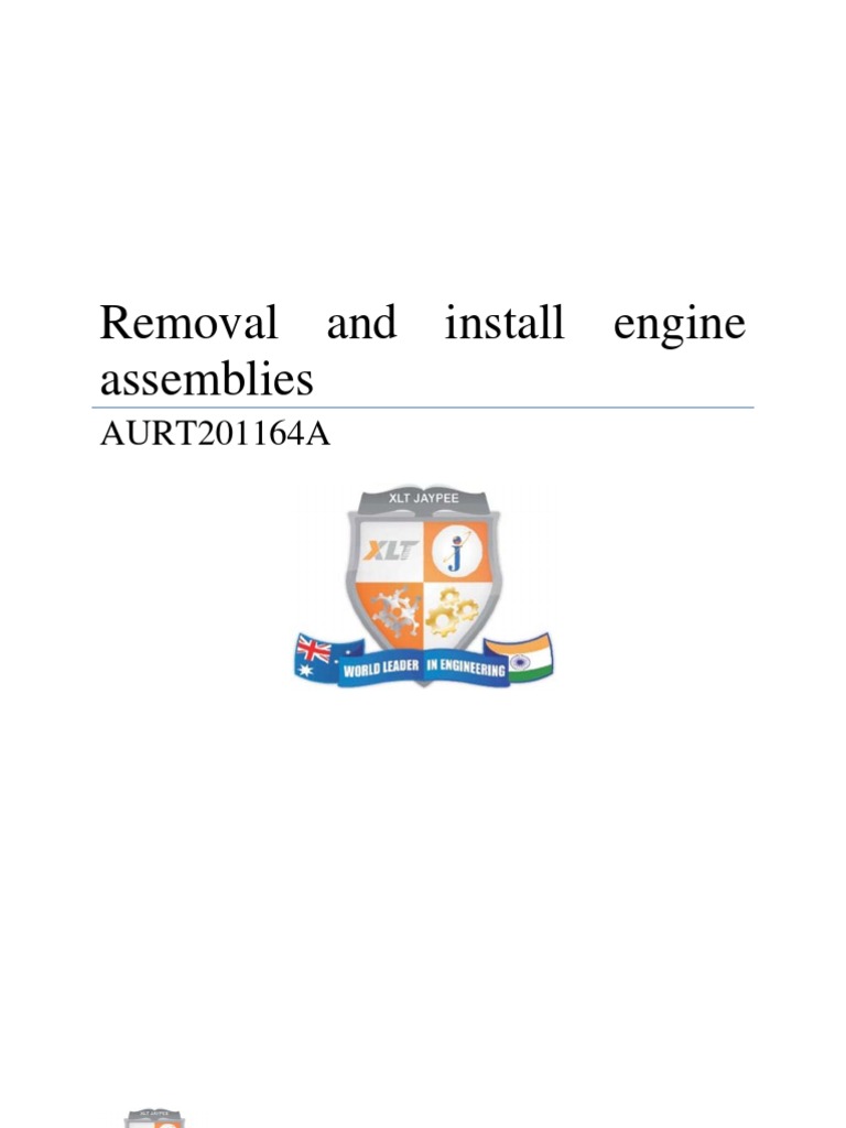 Removal and Install Assembly | PDF | Transmission (Mechanics ...
