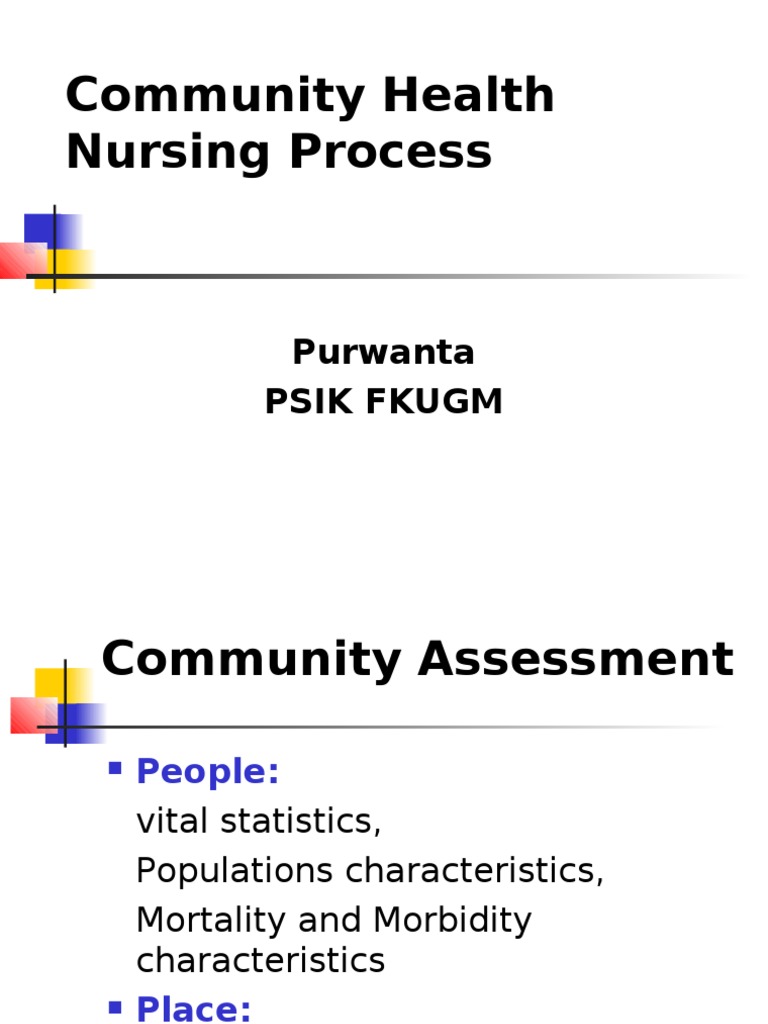 Community Health Nursing Process | PDF