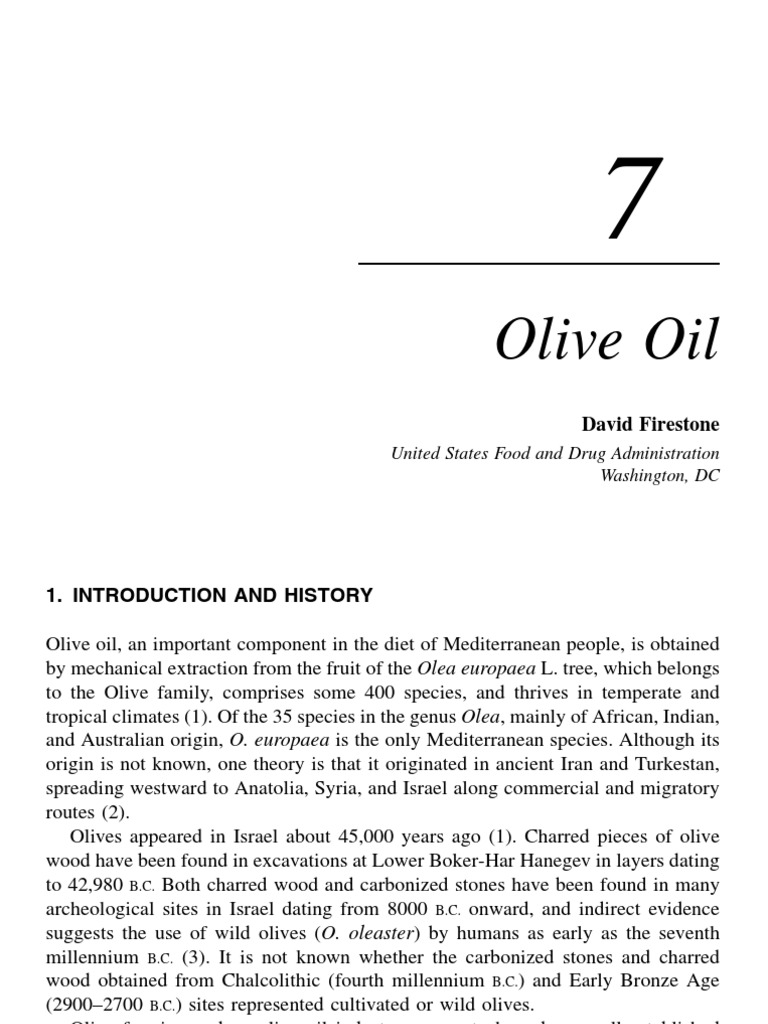 Olive Oil | PDF
