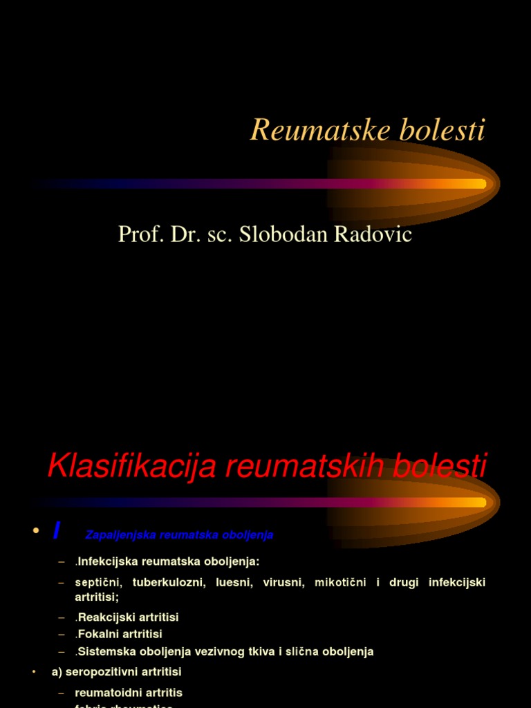 Reumatske Bolesti | PDF