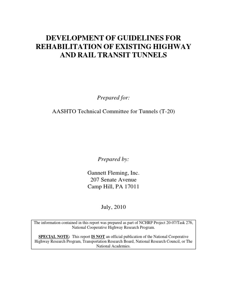 Aashto T 20 | PDF | Tunnel | Concrete