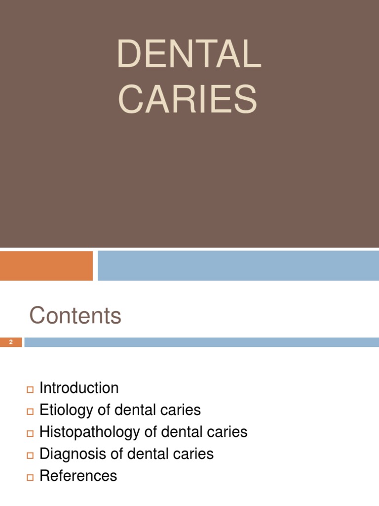 Dental Caries | PDF | Tooth Enamel | Human Tooth