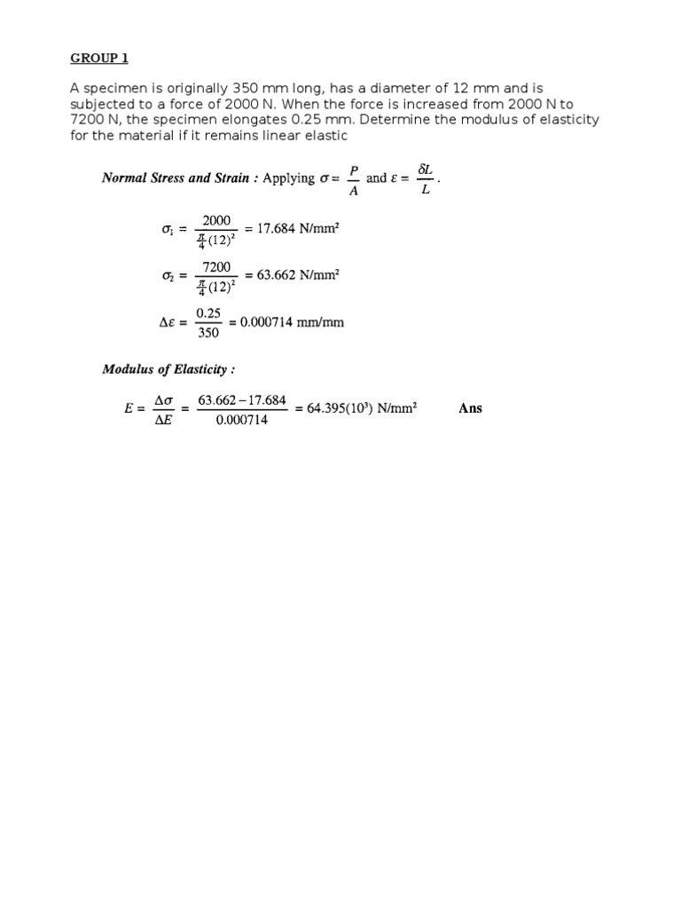Special Assignment Mekanik Pepejal | PDF | Bending | Beam (Structure)