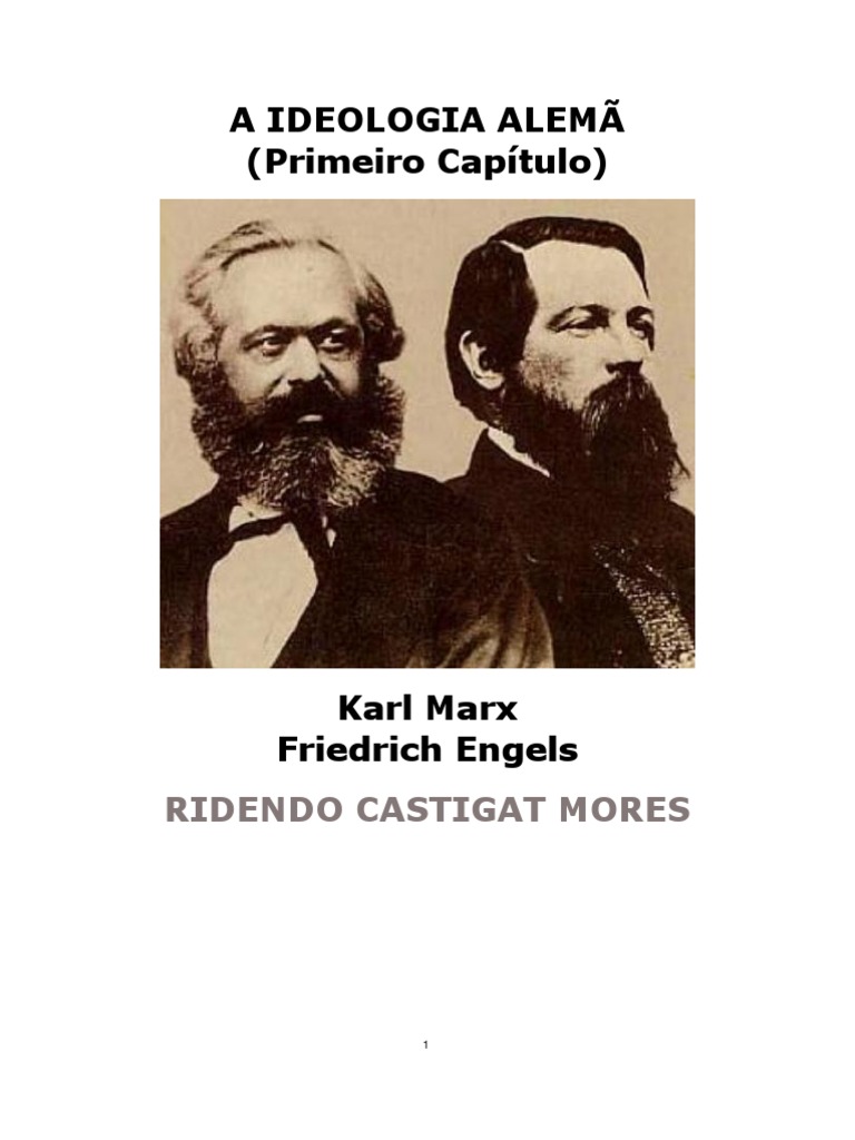 MARX, Karl - A Ideologia Alemã | PDF | Science | Ciencia filosófica
