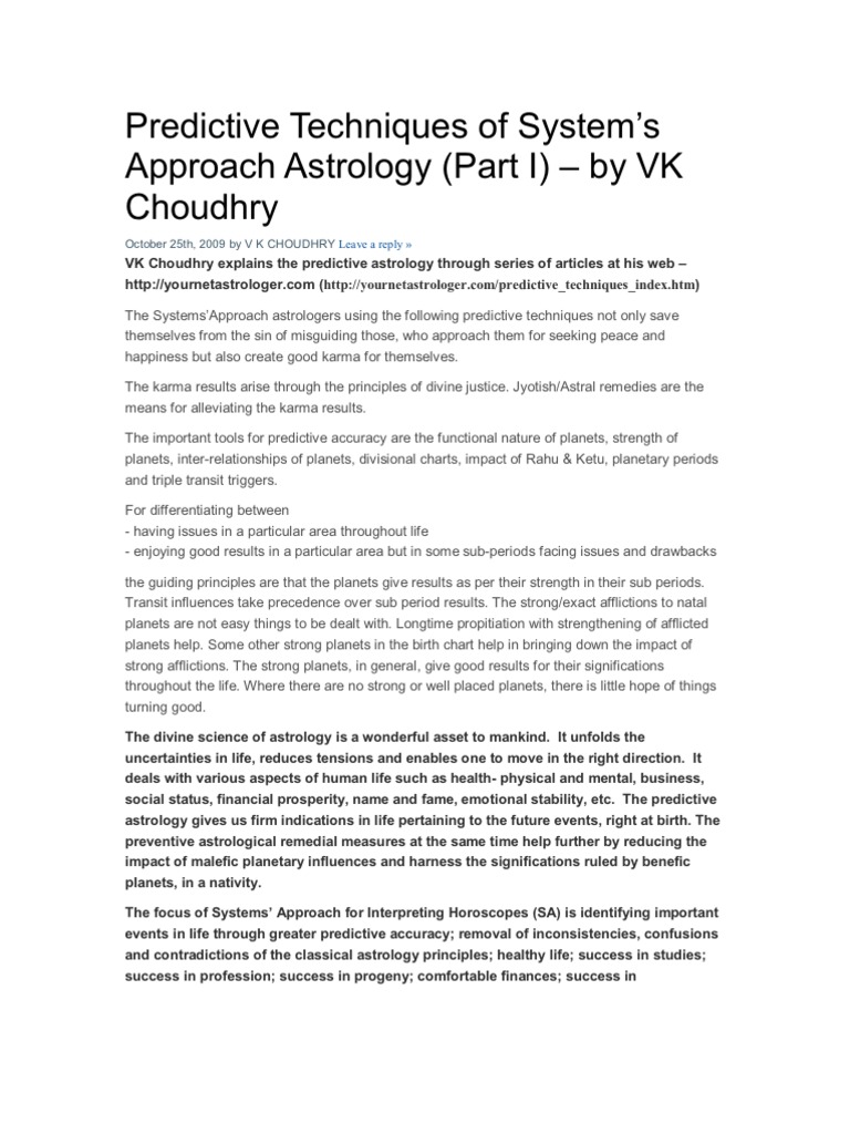 Predicting Marriage with Navamsha Chart | PDF | Planets In Astrology ...