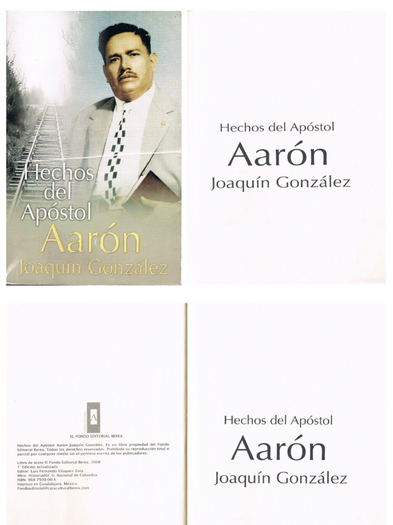 Hechos Del Apostol Aaron | PDF | Jesús | Fe