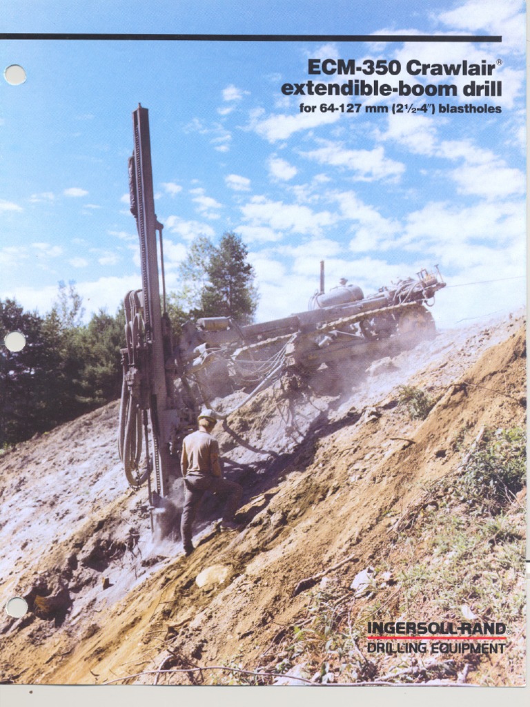 ECM-350 Track Drill Overview | PDF | Drill | Drilling Rig