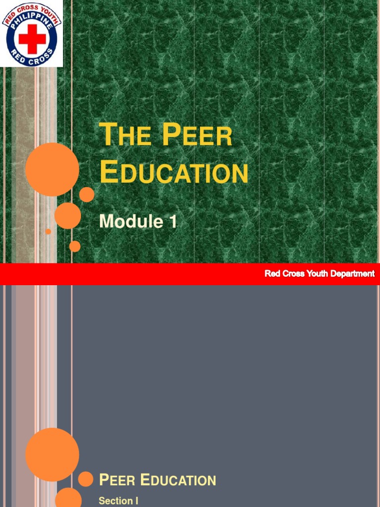 Module 1 - The Peer Education | PDF | Behavior | Cognition