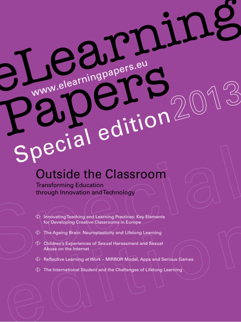 Elearning Papers 2013 - (Special Edition) Outside The Classroom ...