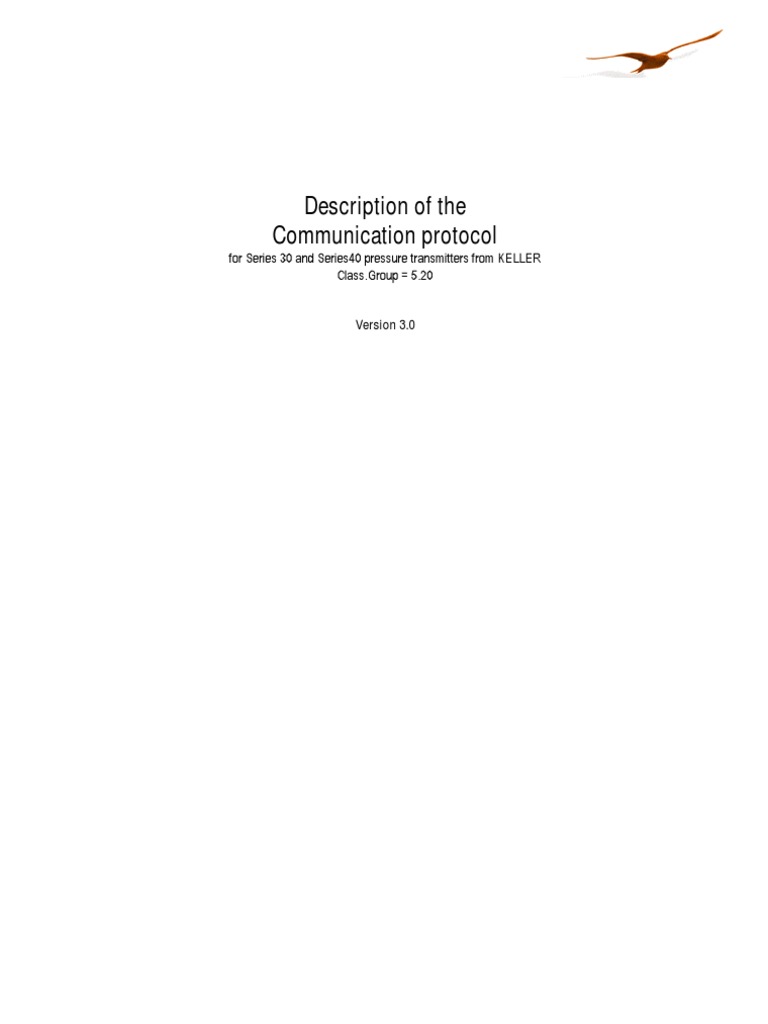 Keller Protocol Pdf Byte Data Transmission