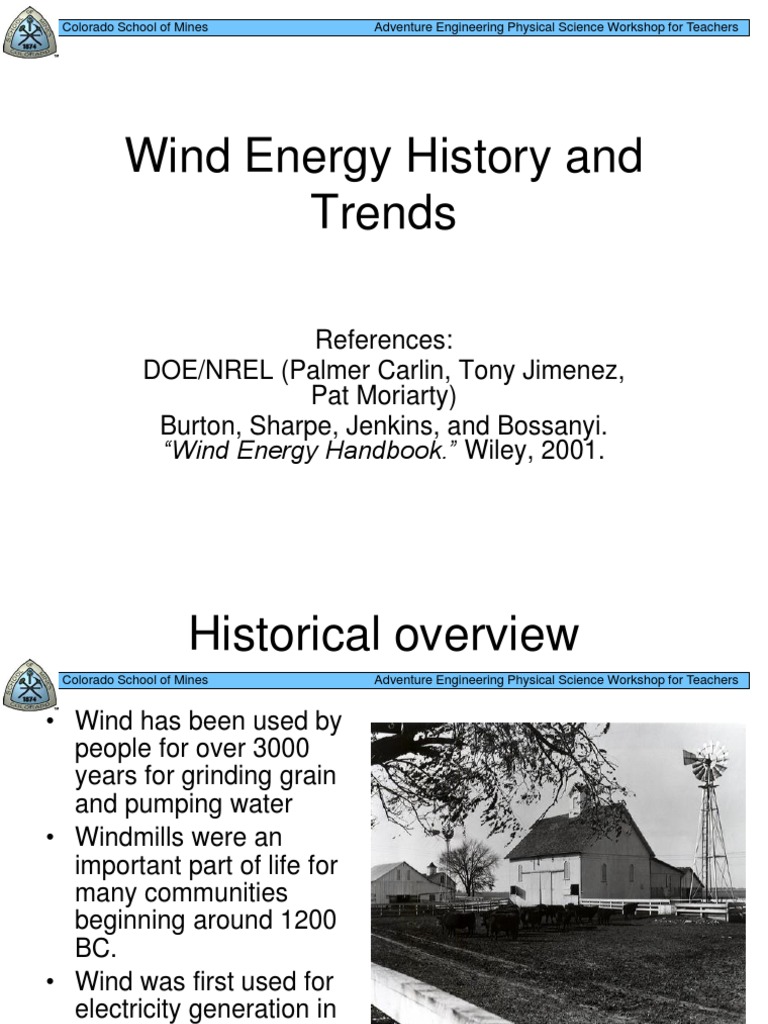 Wind Turbine Introduction | PDF | Wind Power | Wind Turbine
