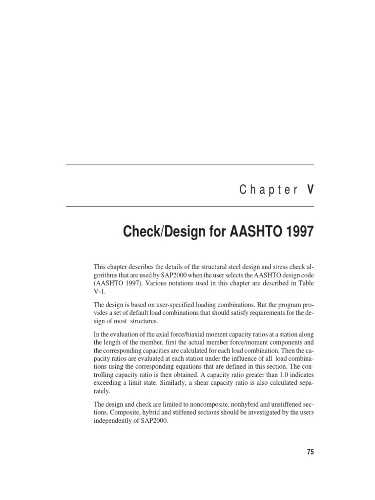 4.designfor AASHTO 1997 | PDF | Buckling | Bending
