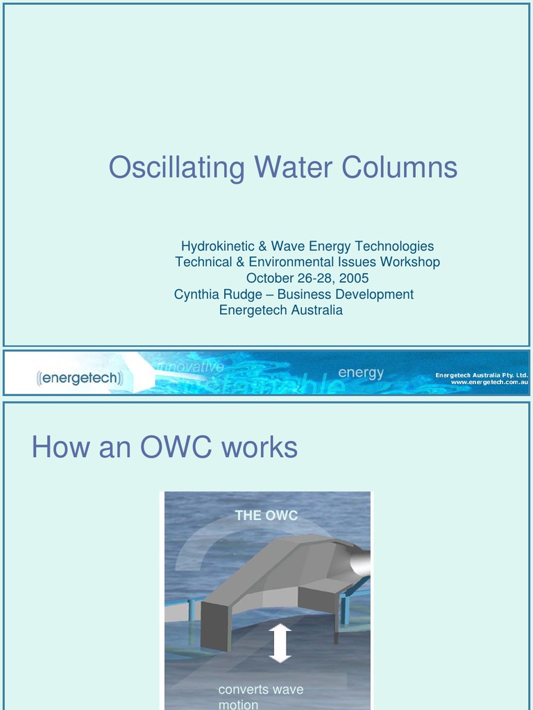 11 Oscillating Water Column | PDF