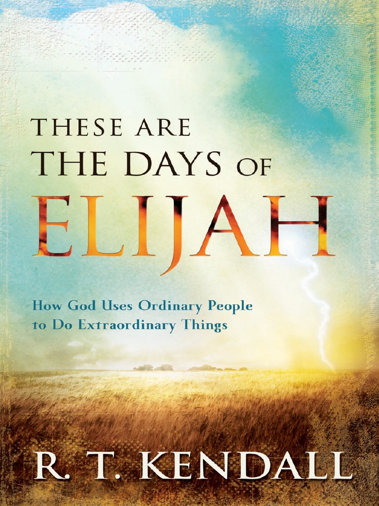 These Are The Days of Elijah | PDF | Elijah | Oath Of Office