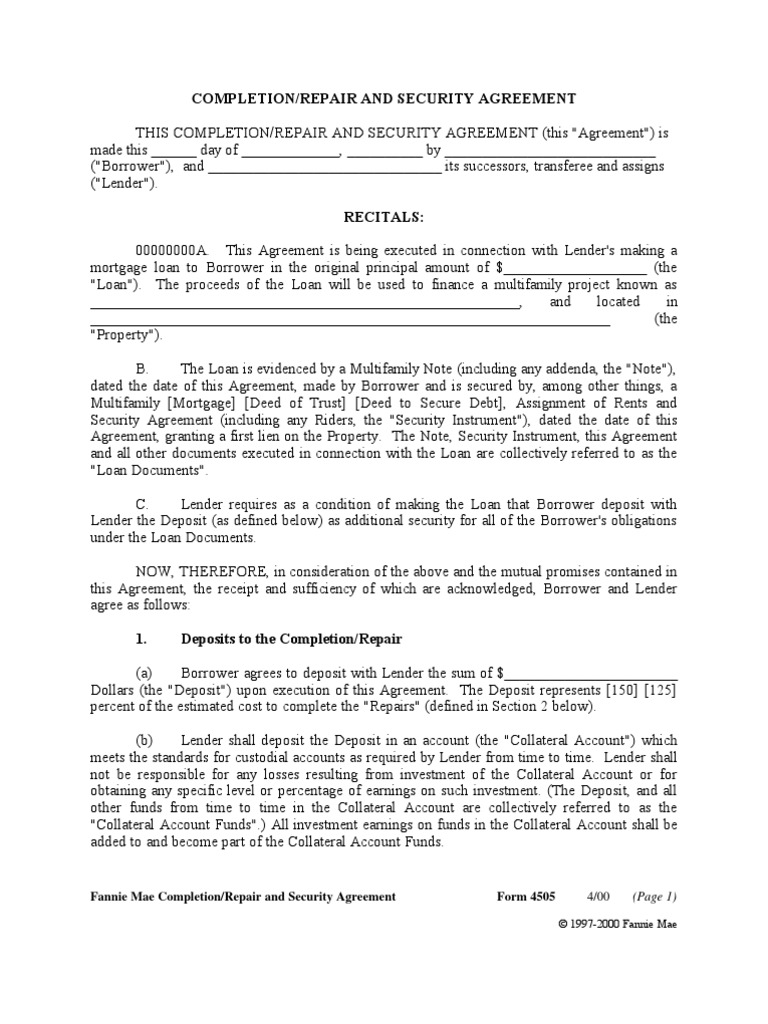 FNMA Form 4505 | PDF