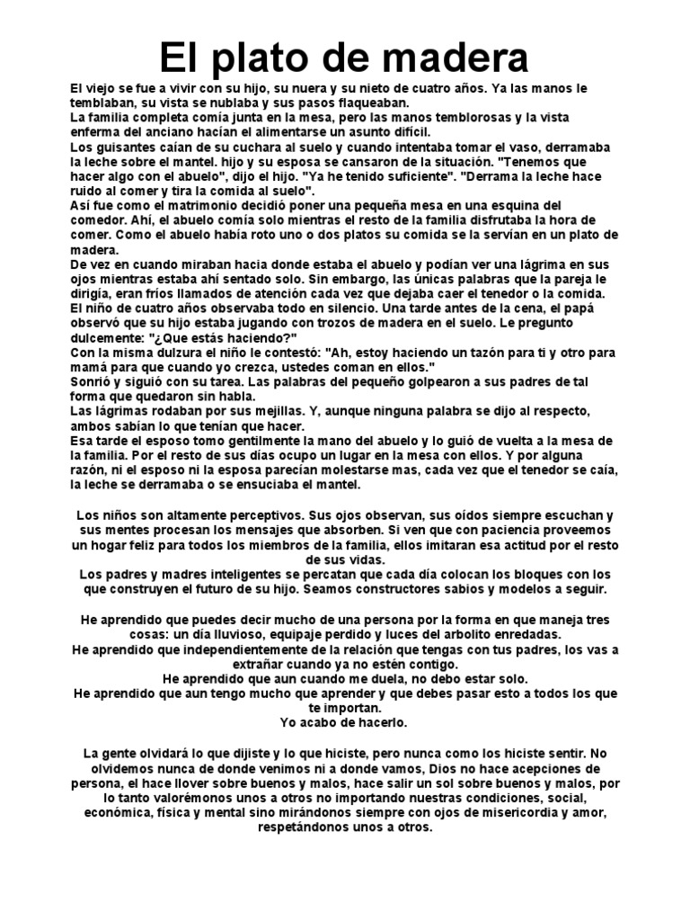 Cuentos Con Moraleja