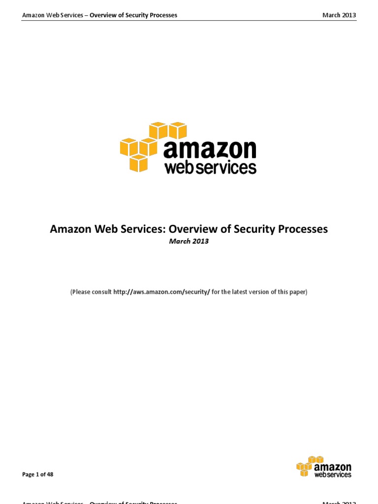 Aws Security Whitepaper Pdf Data Center Cloud Computing