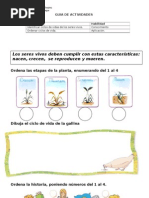 Ciclo de Vida de Los Seres Vivos | PDF | Ciencia y matemáticas