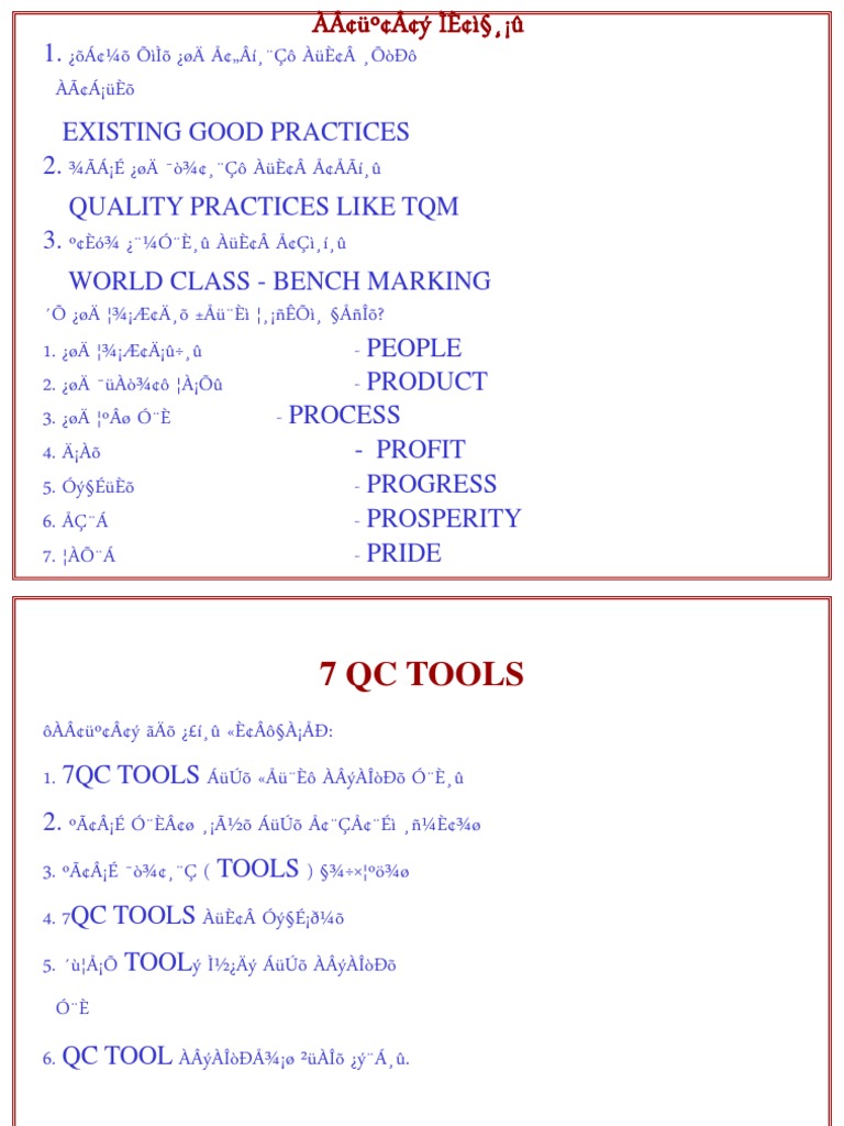 7QC Tools | PDF | Science | Engineering