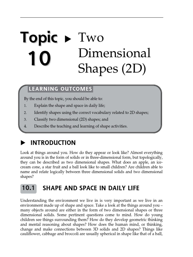 Introduction to 2D Shapes for Primary 2 | PDF | Shape | Geometry