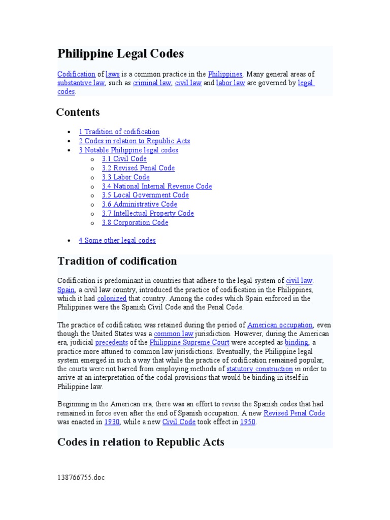 Philippine Legal Codes | PDF | Taxes | Public Sphere